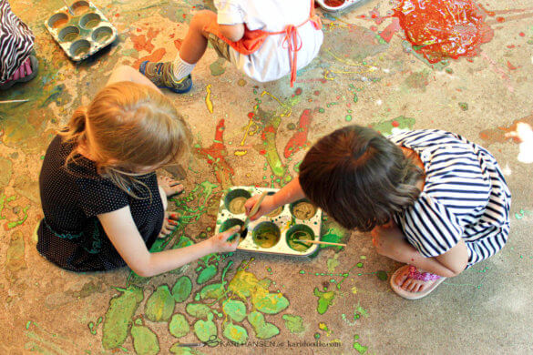 How to Make an Epic Paper Mural with Your Kids - kari doodle studio